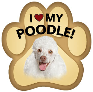Poodle Paw Car Trunk Magnet – Salty Paws