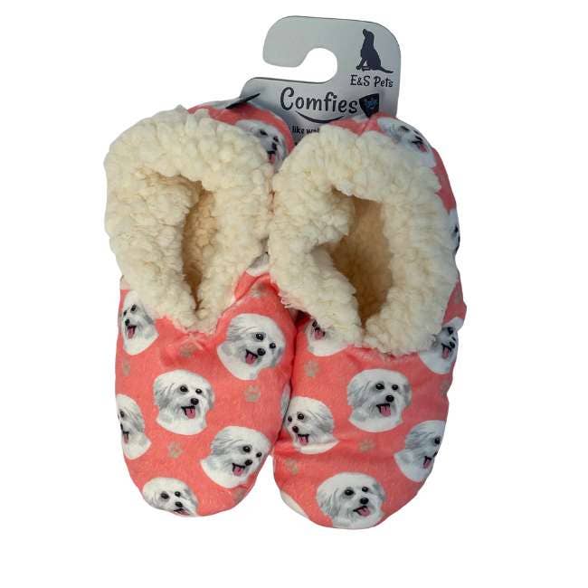 Maltese Slippers – Salty Paws