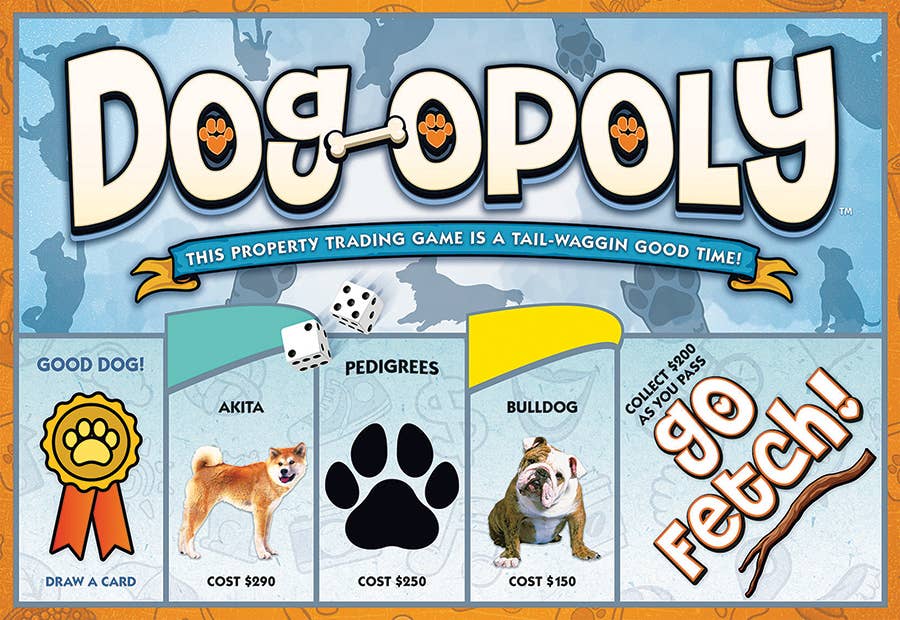 Dog-Opoly (new design) Board Game – Salty Paws
