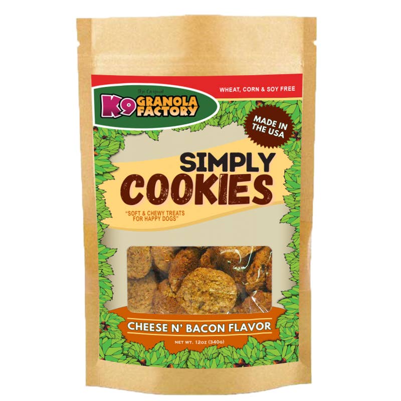 Simply Cookies Cheese & Bacon 12oz – Salty Paws