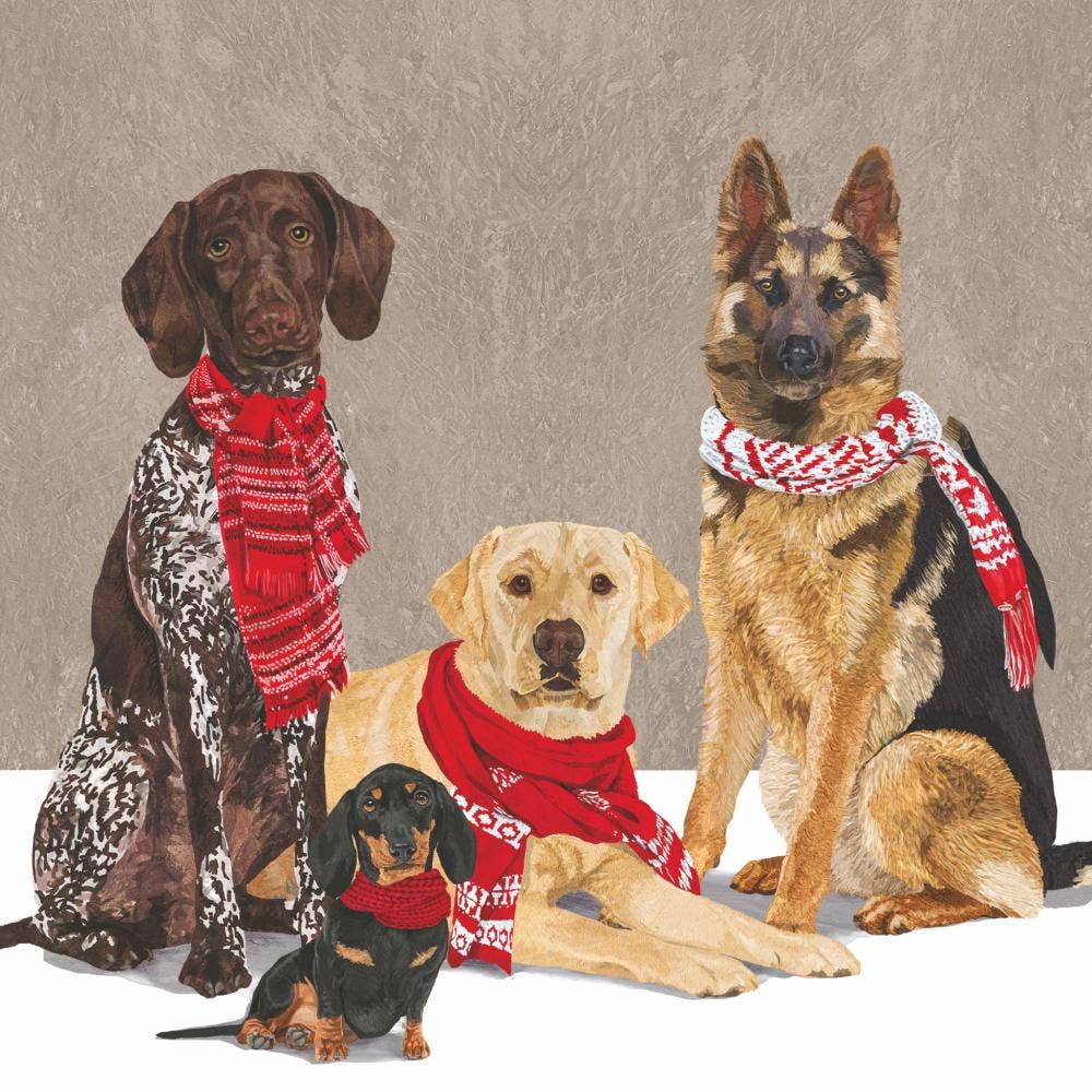 LUNCH NAPKIN -SCARF DOGS – Salty Paws