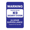 K9 Security System Mini Garden Sign – Salty Paws