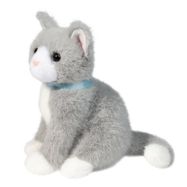 Mini Grey Cat Plush Stuffed Animal – Salty Paws