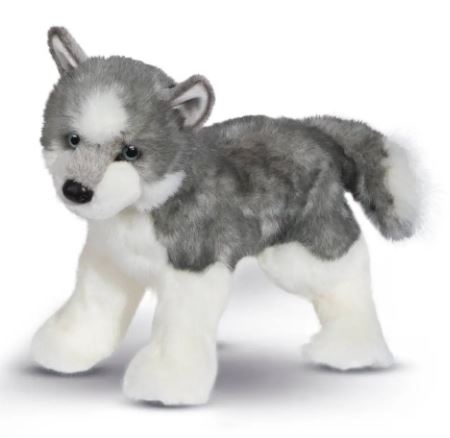 Husky Plush Dog Stuffed Animal "Sasha" Stuffy Stuffies – Salty Paws