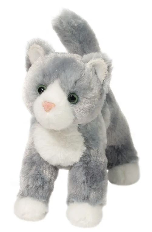 Gray Cat Plush Cat Stuffed Animal "Scatter" Stuffy Stuffies – Salty Paws