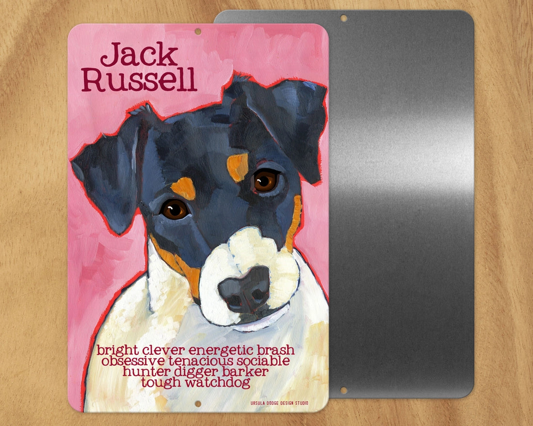 Jack Russell -UD Metal Sign – Salty Paws