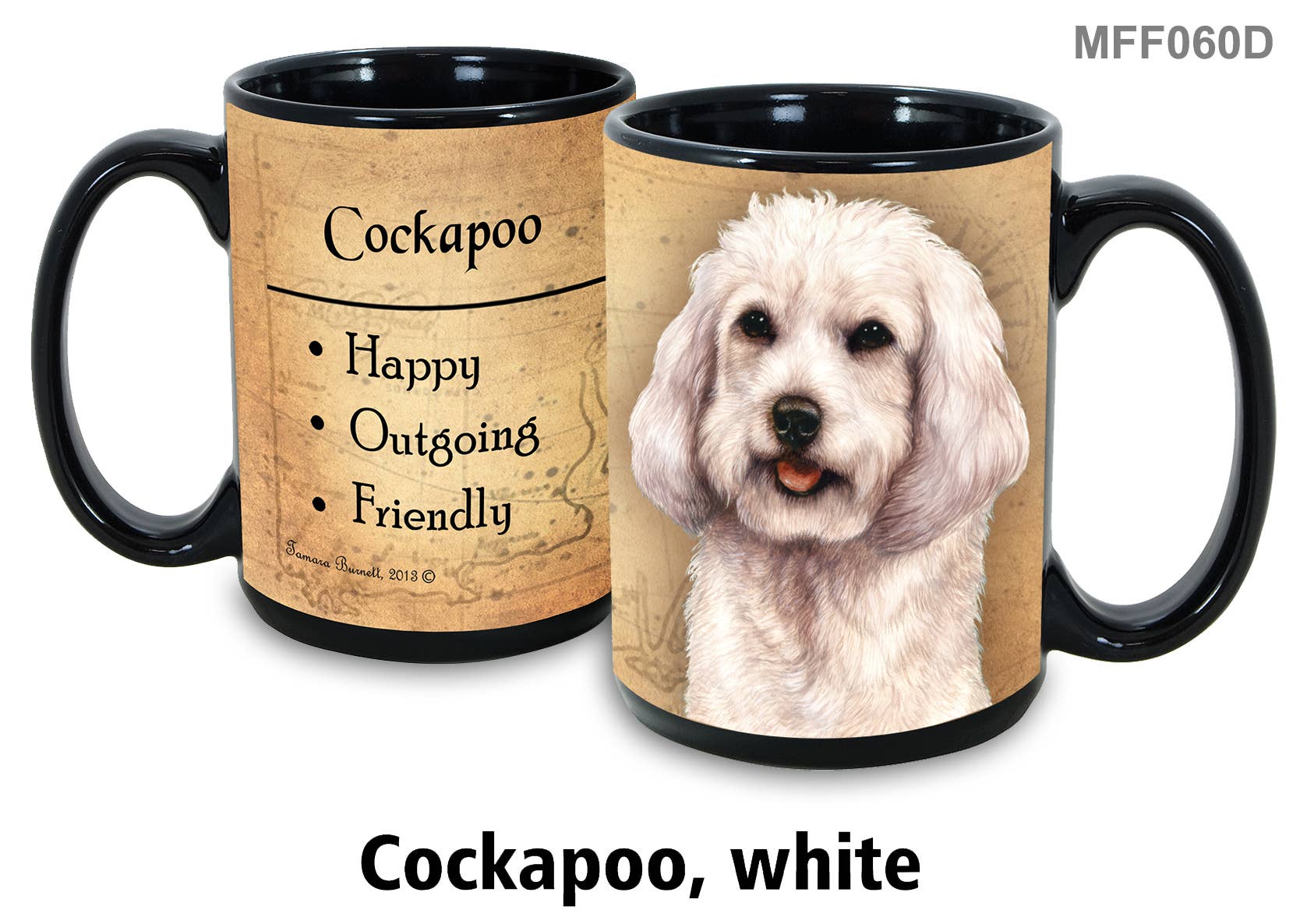 Cockapoo White Mug Coffee Cup – Salty Paws