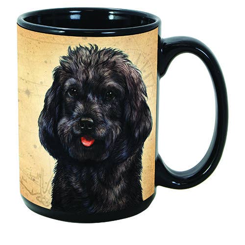 Cockapoo Black Mug Coffee Cup – Salty Paws